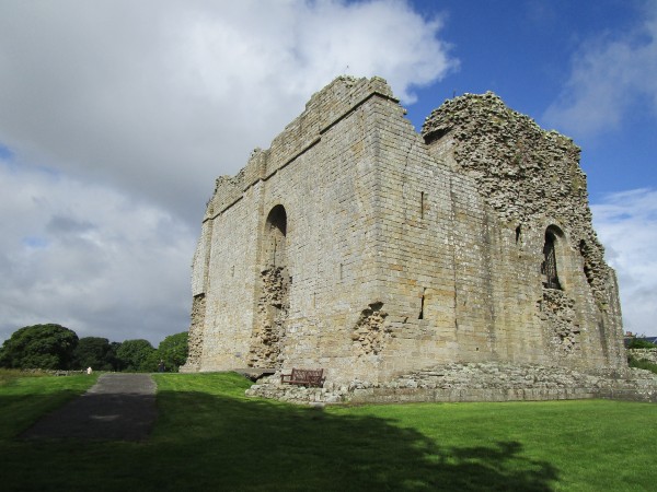 A66 Castle ruins and doggiestop near Bowes, County Durham - Driving ...